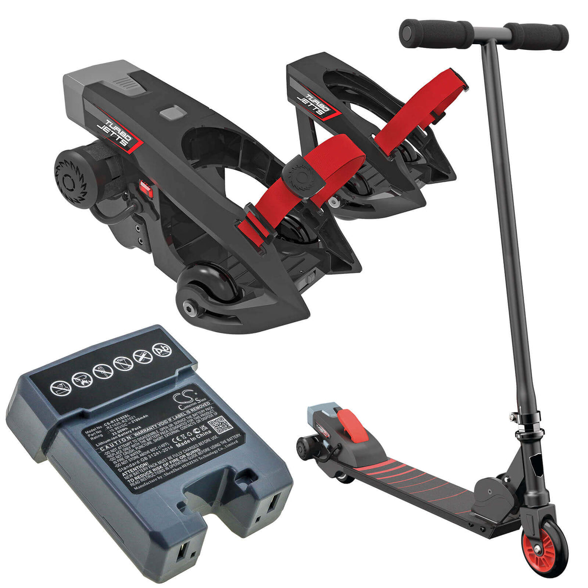 2100mAh, Razor, Rz1020, Turbo A, Turbo Jetts Electric Scooter ...