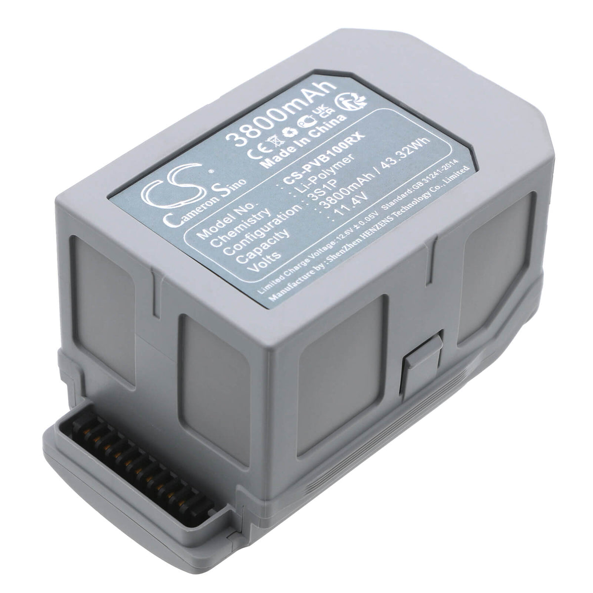 3800mAh, Powervision, Pemib10, Poweregg X Drones Replacement Battery ...