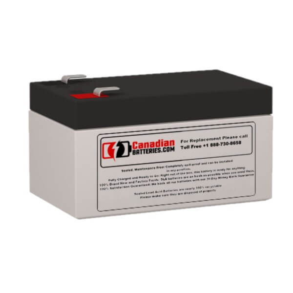 12 volt 1.2 amp hour sealed lead acid battery – Canadianbatteries.com
