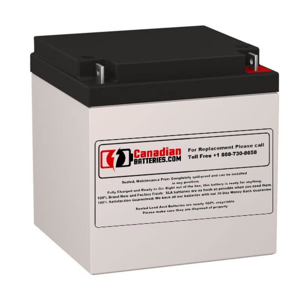 12 volt 28 amp hour sealed lead acid battery – Canadianbatteries.com