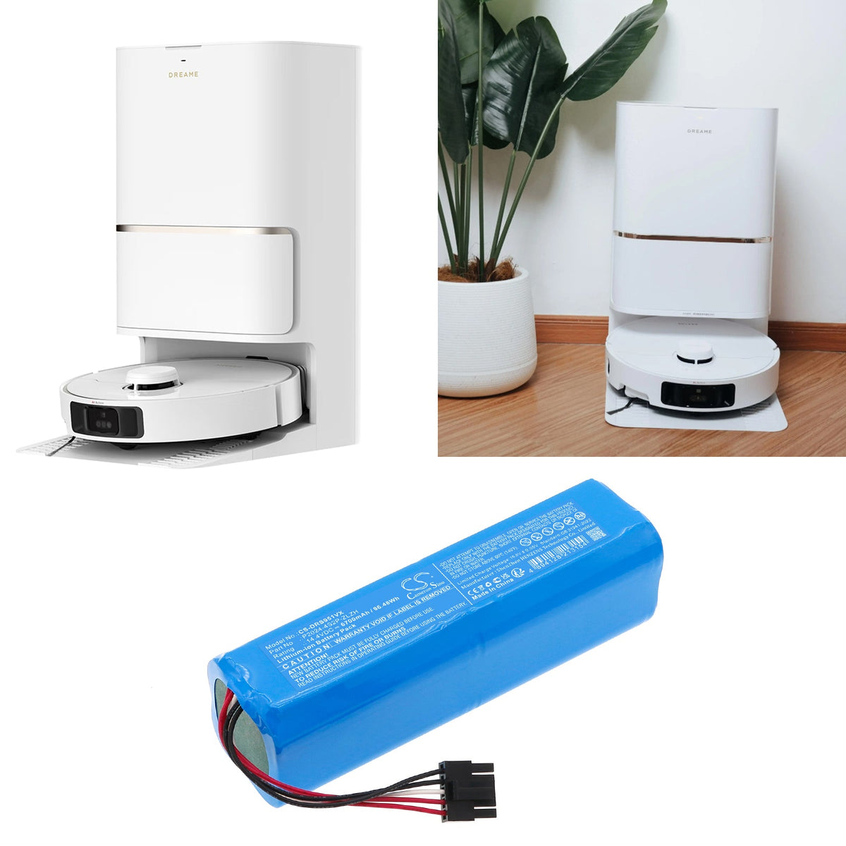 Dreame, Rls95he, S30 Pro Ultra Replacement Battery shipped from Canada ...