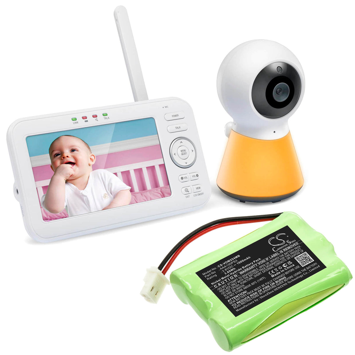 Vtech, Vm5254 Babyphone Replacement Battery shipped from Canada ...