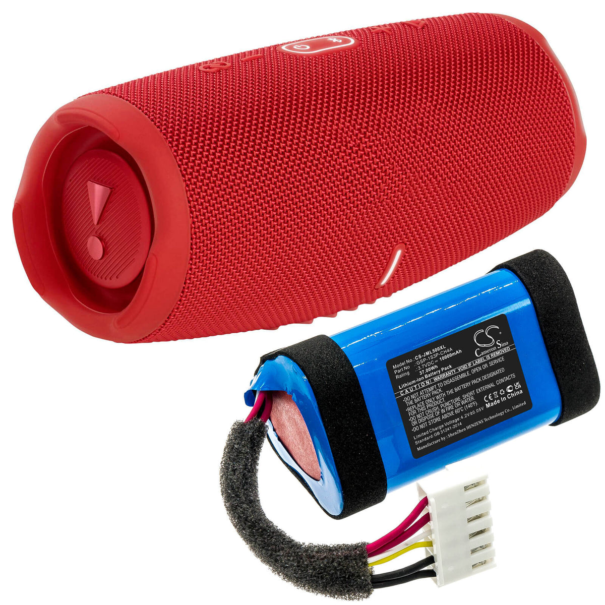 10000mAh, JBL, Charge 4 (GSP-1S3P-CH4A uniquement), Charge 5 Batterie de remplacement expédié du ...