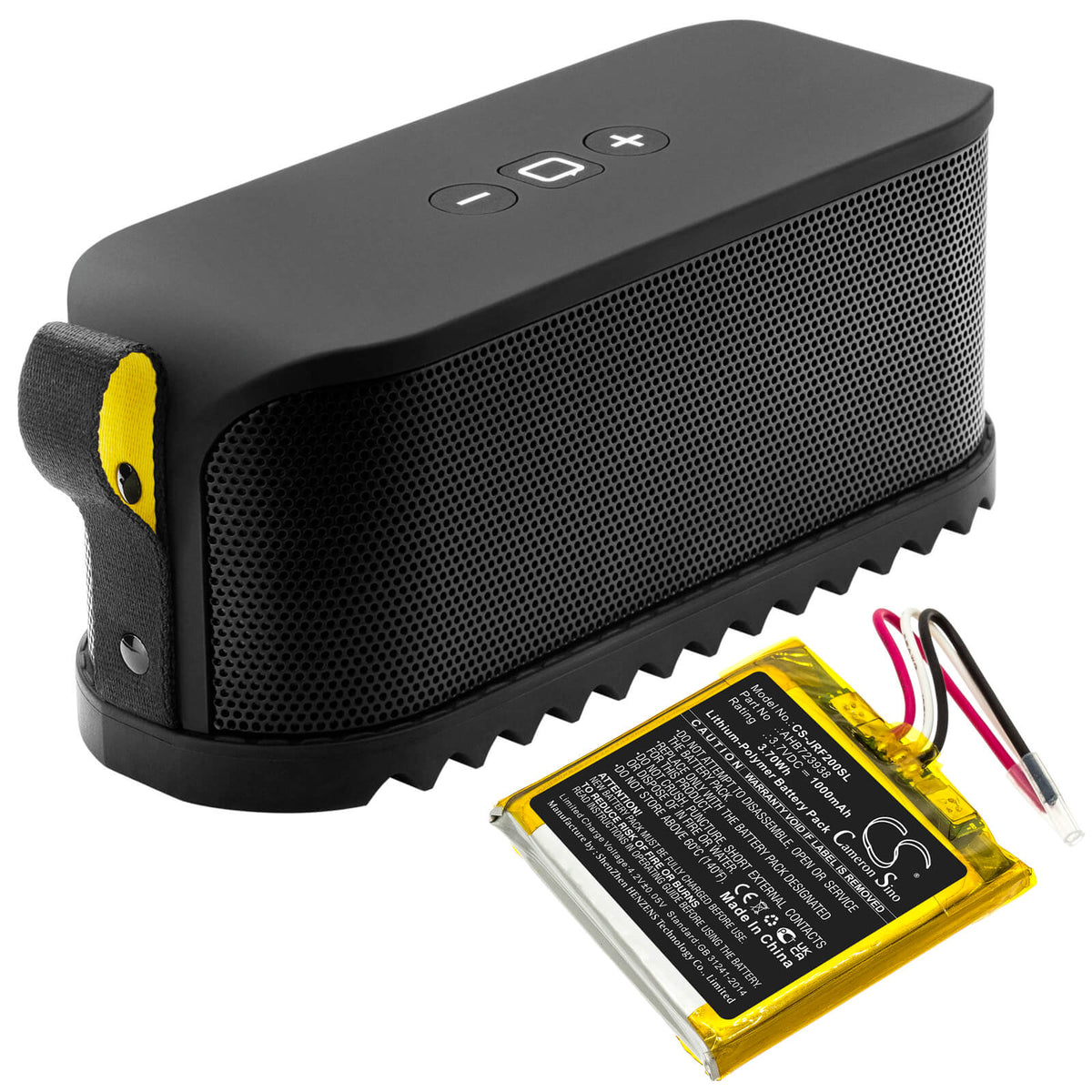 1000mAh, Jabra, Hfs200, Solemate Replacement Battery shipped from ...