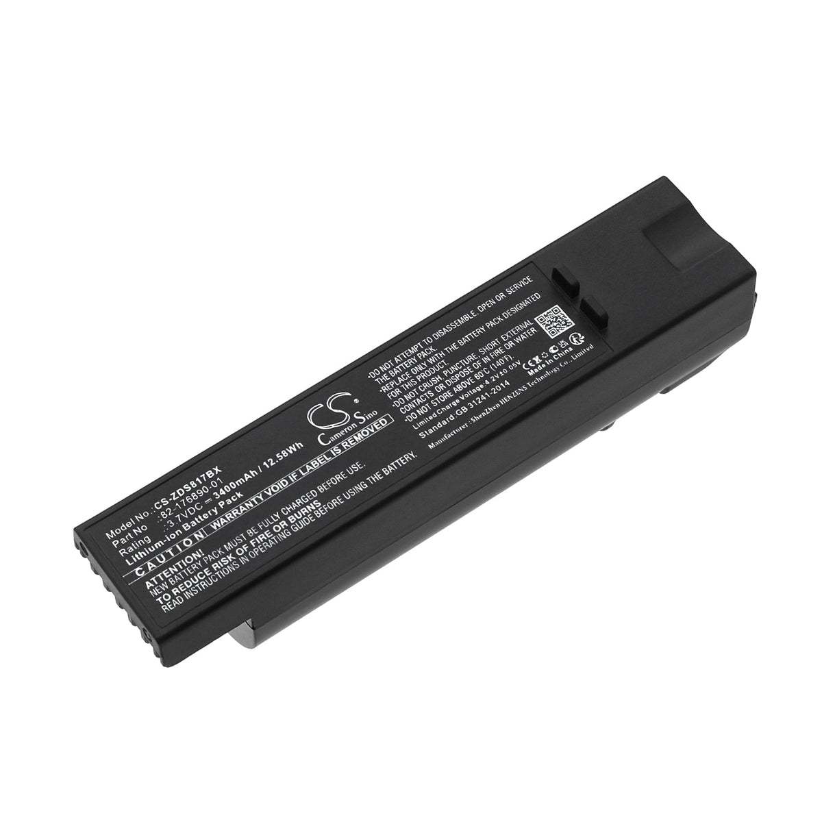 Zebra, Ds8100, Ds8170 Replacement Battery shipped from Canada ...