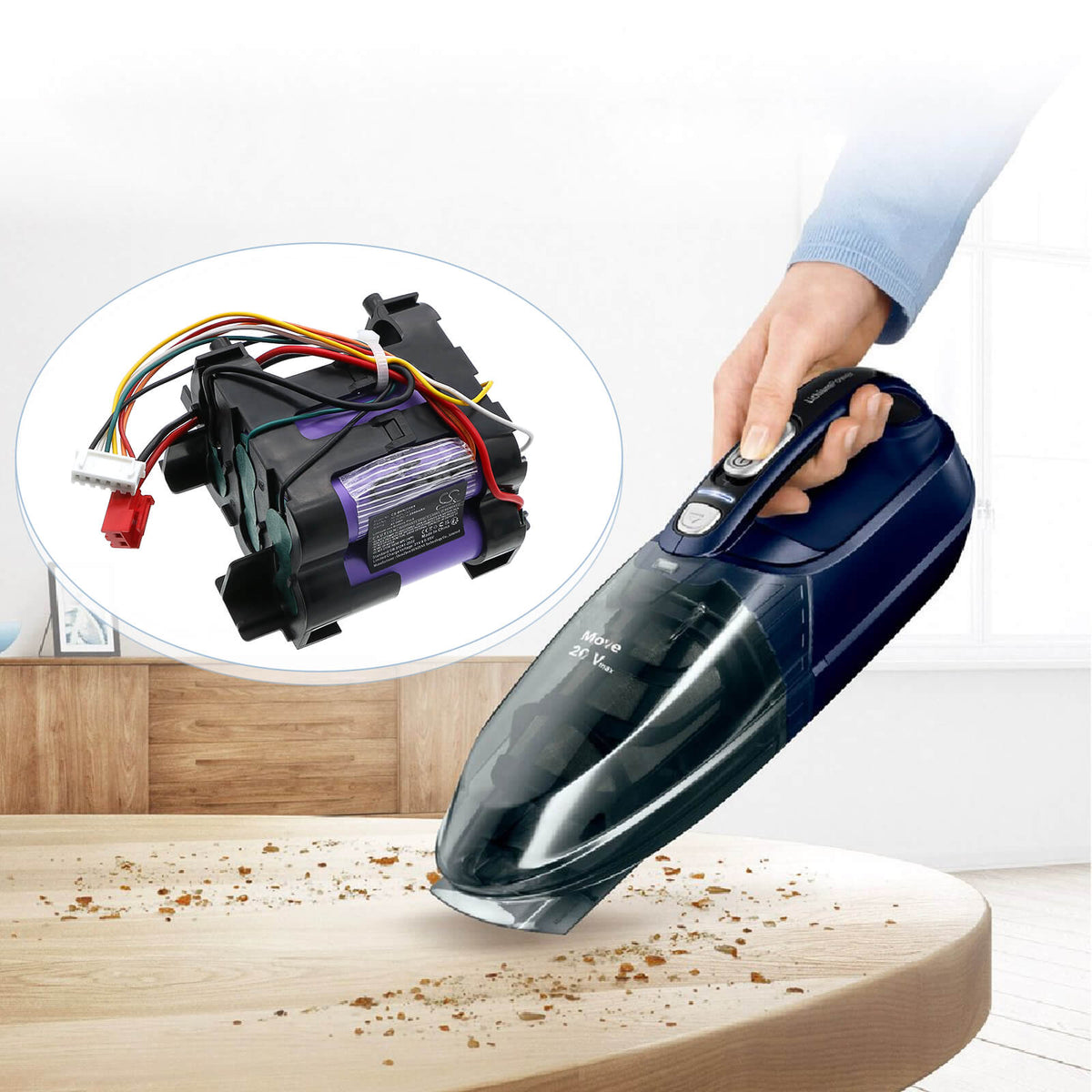 2500mAh, Bosch, 801BPV180-01, BHN20L, BHN20L/04 Vacuum Replacement ...