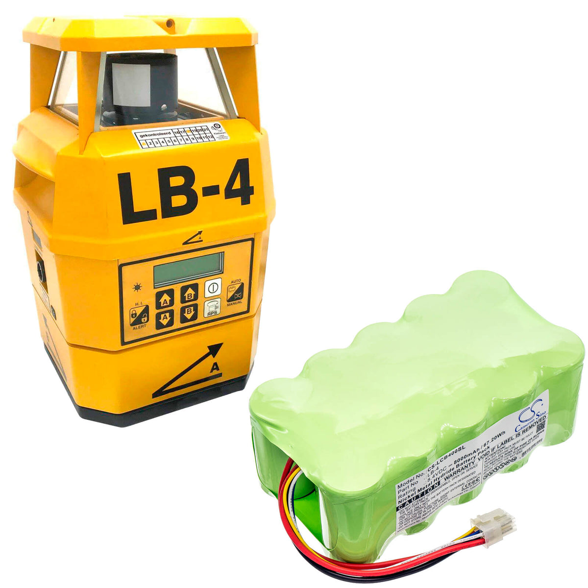 8000mAh, Laser Alignment, Lb-4, Laser Beacon Lb-4 Laser Replacement ...