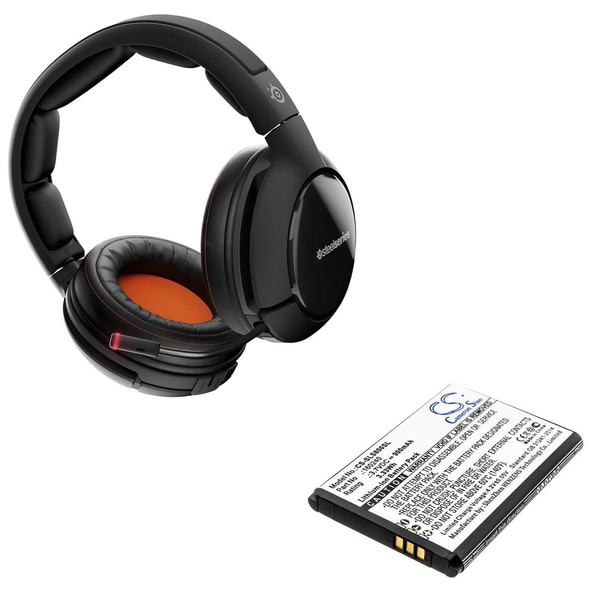 Steelseries H Wireless Gaming-headset, 61298rx, Siberia 800 replacement ...
