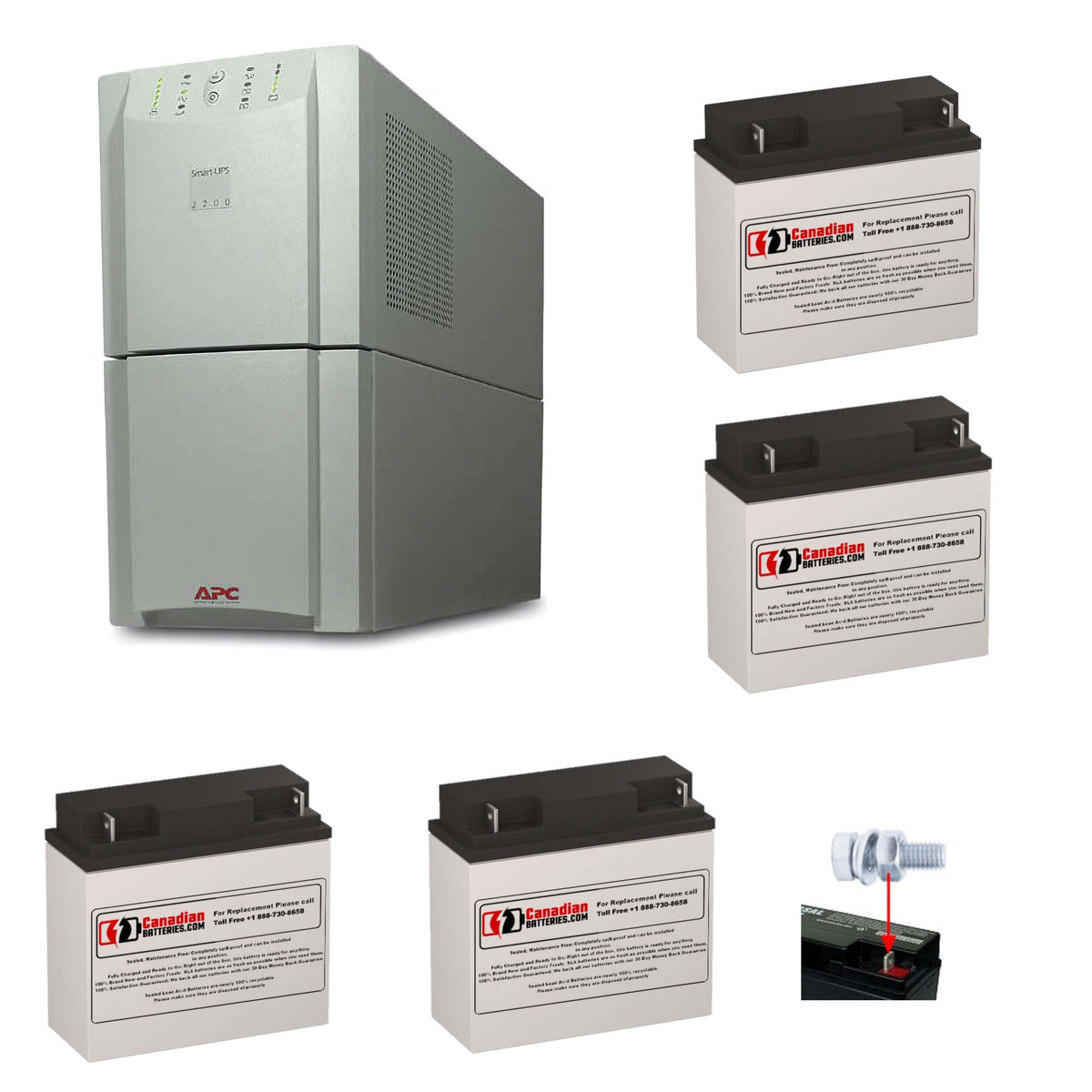 SU2200INET 2200 APC Smart UPS battery – Canadianbatteries.com
