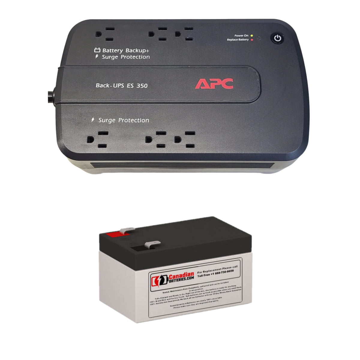 BE350G, BE350G-CN APC Back UPS ES battery – Canadianbatteries.com