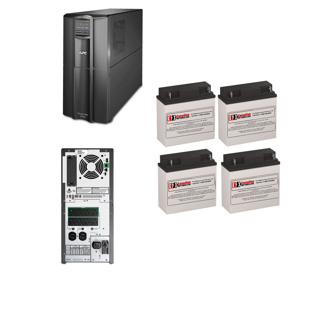 APC Smart-UPS 3000VA w/SmartConnect SMT3000C UPS battery ...