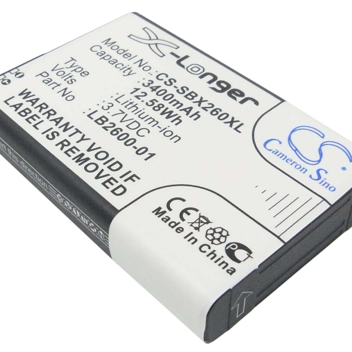 3400mAh, 4g Systems, Lb2600-01, Xsbox Go+ Hotspot Replacement Battery ...