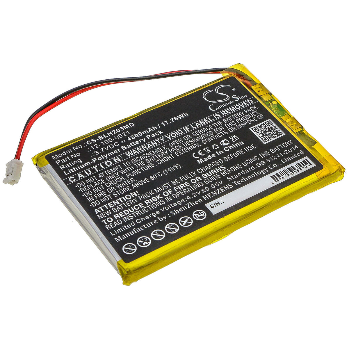 4000mAh, Biolight, 12-100-0021, Blt-203 Medical Replacement Battery ...