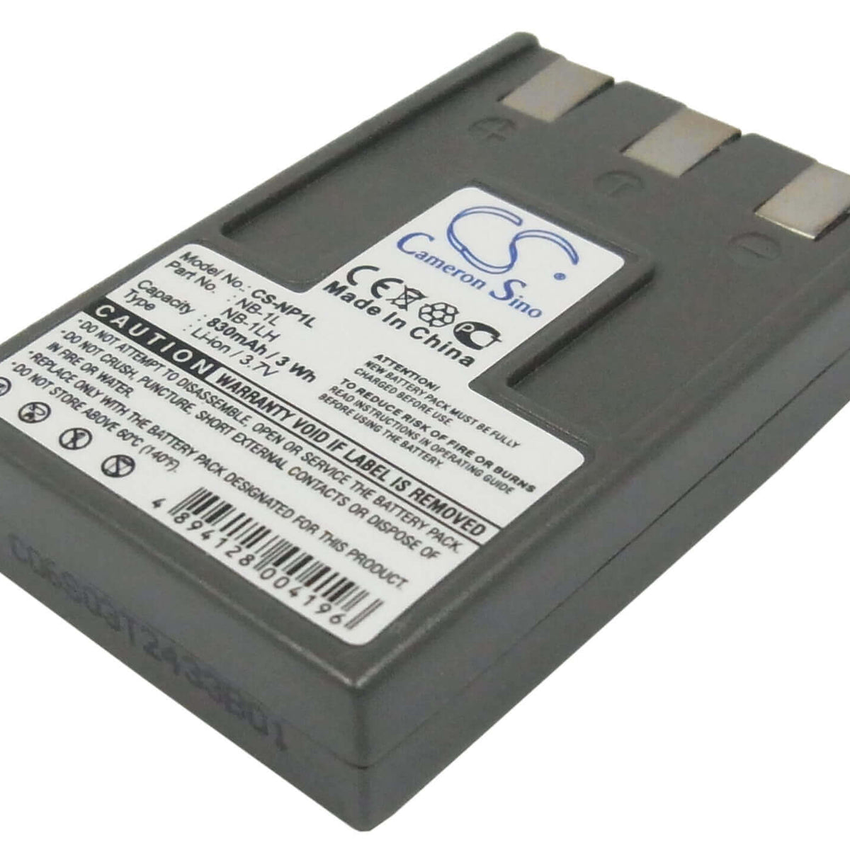 Canon Digital Ixus 200a, Digital Replacement Camera Battery ...