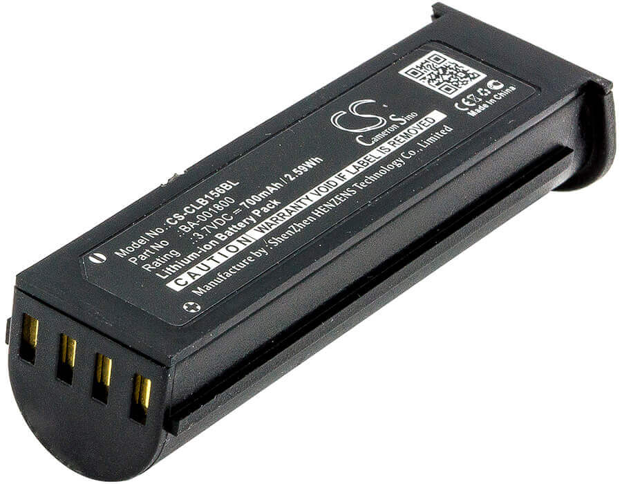 Cipherlab, 1560, 1562, 1564 Replacement Barcode Scanner Battery ...