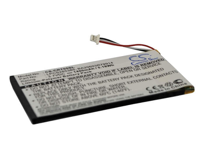 1400mAh, Creative, Ba20603r79914, Dvp-hd0003, Zen Vision M (60gb) Media ...