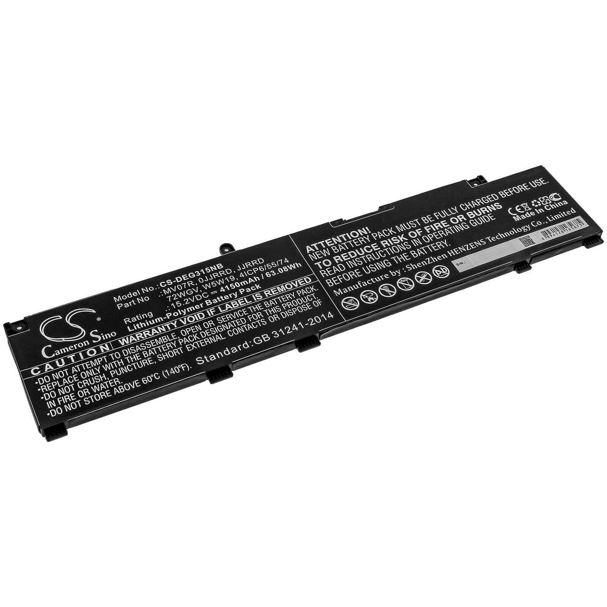 4150mAh, Dell, 0jjrrd, G3 15 3500 3500-0849, G3 15 3500 3500-0931 ...