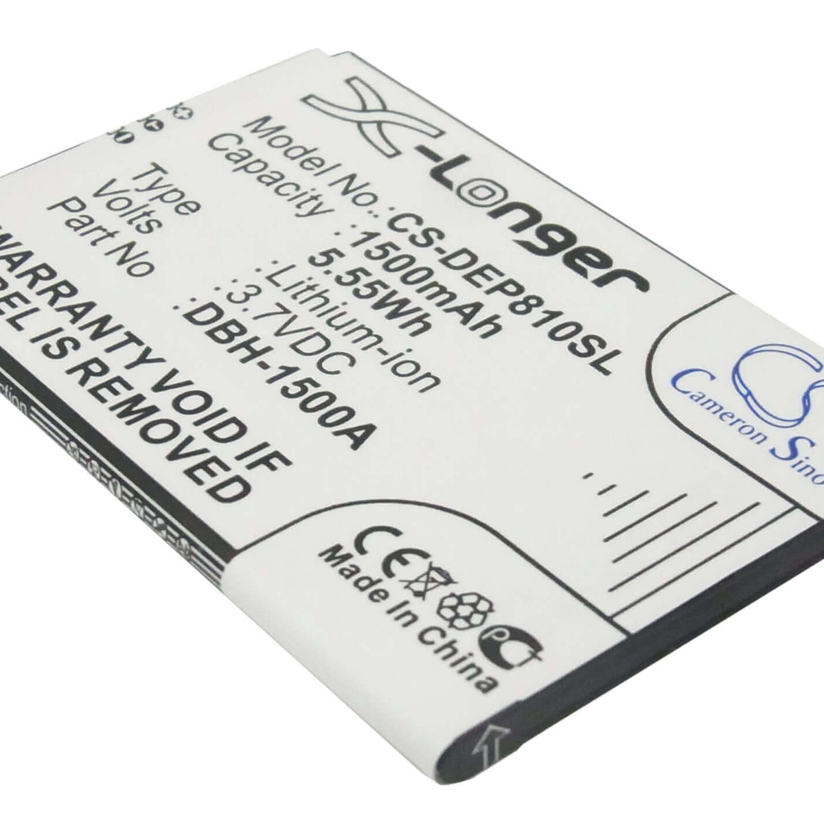1500mAh, Doro, Dbh-1500a, 6379, Liberto 810 SmartPhone Replacement ...