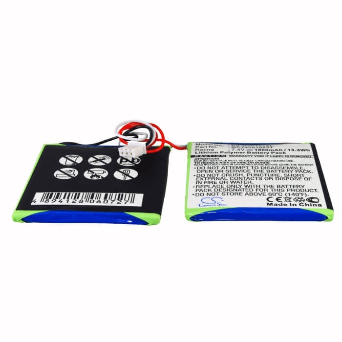 1800mAh, Dual, Mc742819231, Dvd-p702 DVD Player Replacement Battery ...