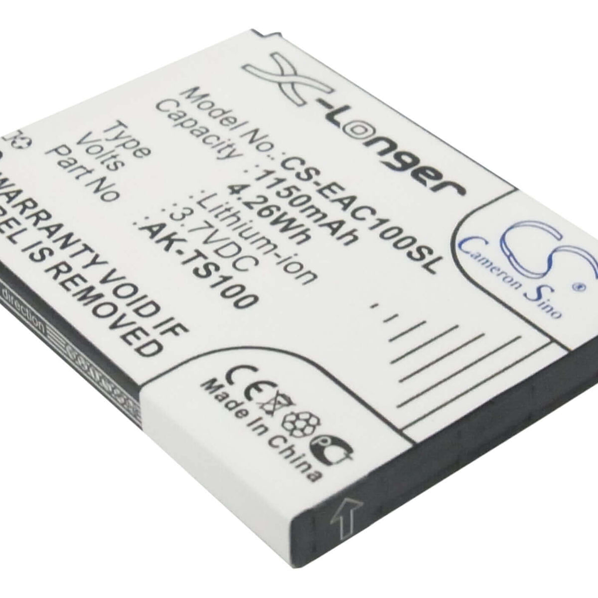 1150mAh, Emporia, Ak-ts100, Telme Ts100, Telme Ts100s SmartPhone ...