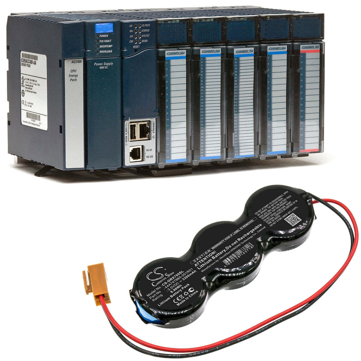 Ge, Fanuc, Rx3i, Fanuc PLC replacement battery – Canadianbatteries.com