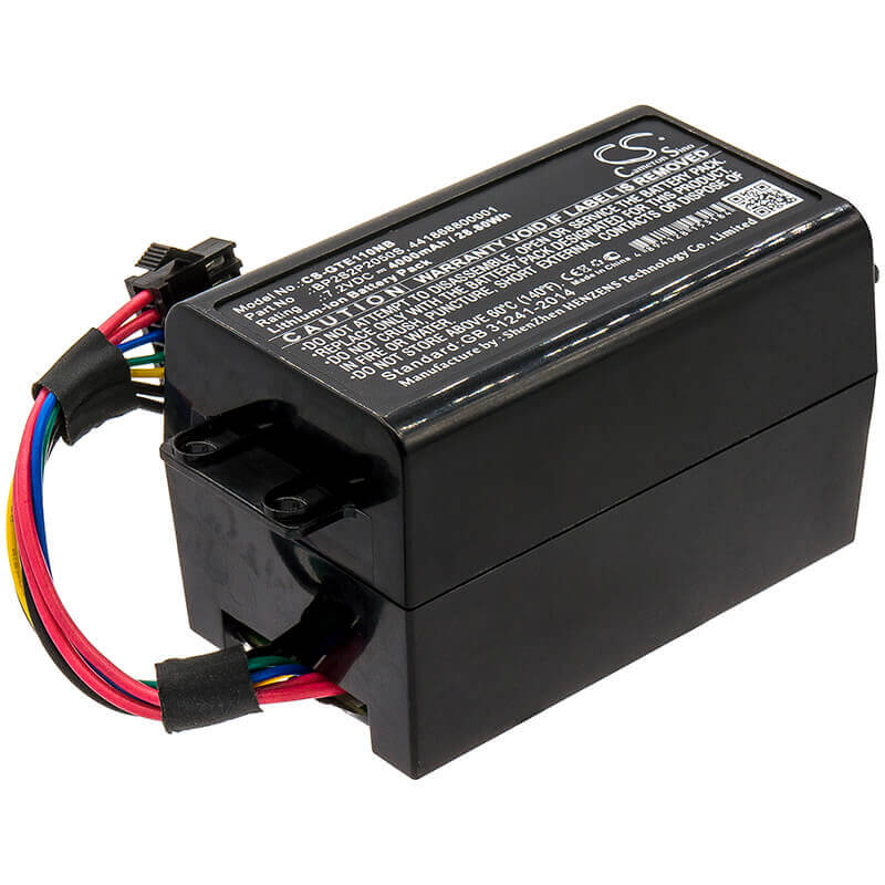 4000mAh, Getac, 441868800001, E110 Notebook Replacement Battery shipped ...