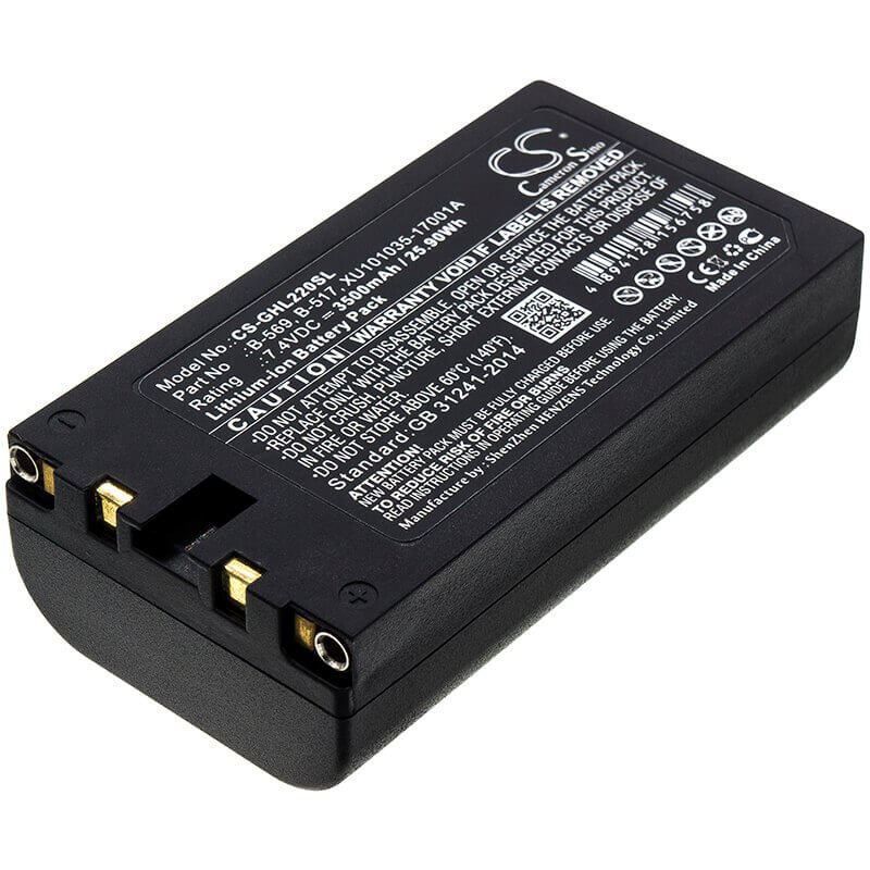 3500mAh, Graphtec, B-569, GL200, Gl200a Equipment Replacement Battery ...