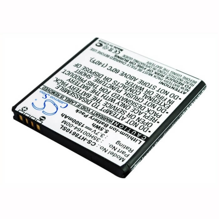 1500mAh, Htc, 35h00157-06m, C470, Evo 3d SmartPhone Replacement Battery ...