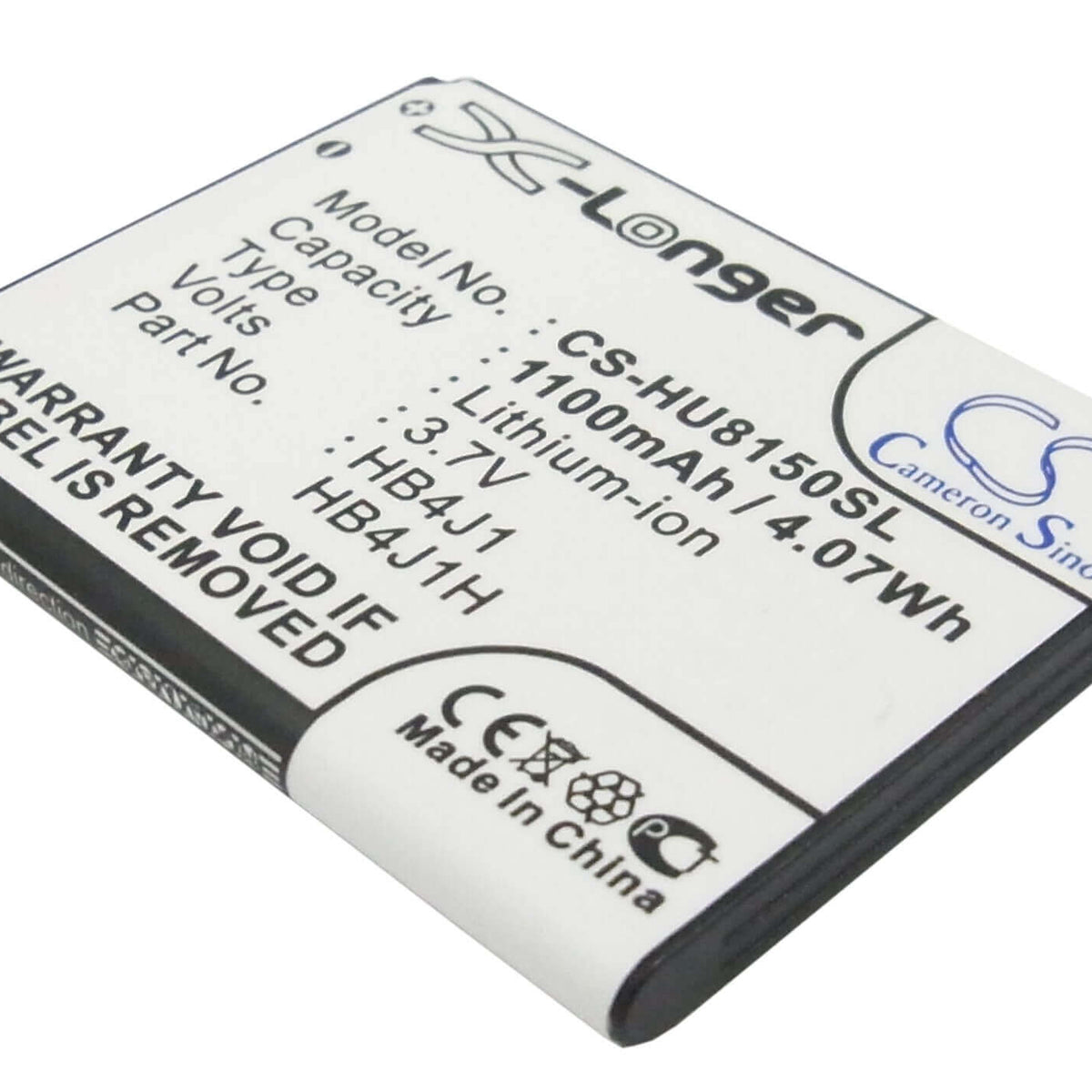 1100mAh, Orange, Sfr, Vodafone, Metropcs, T-mobile, Huawei, Hb4j1 ...