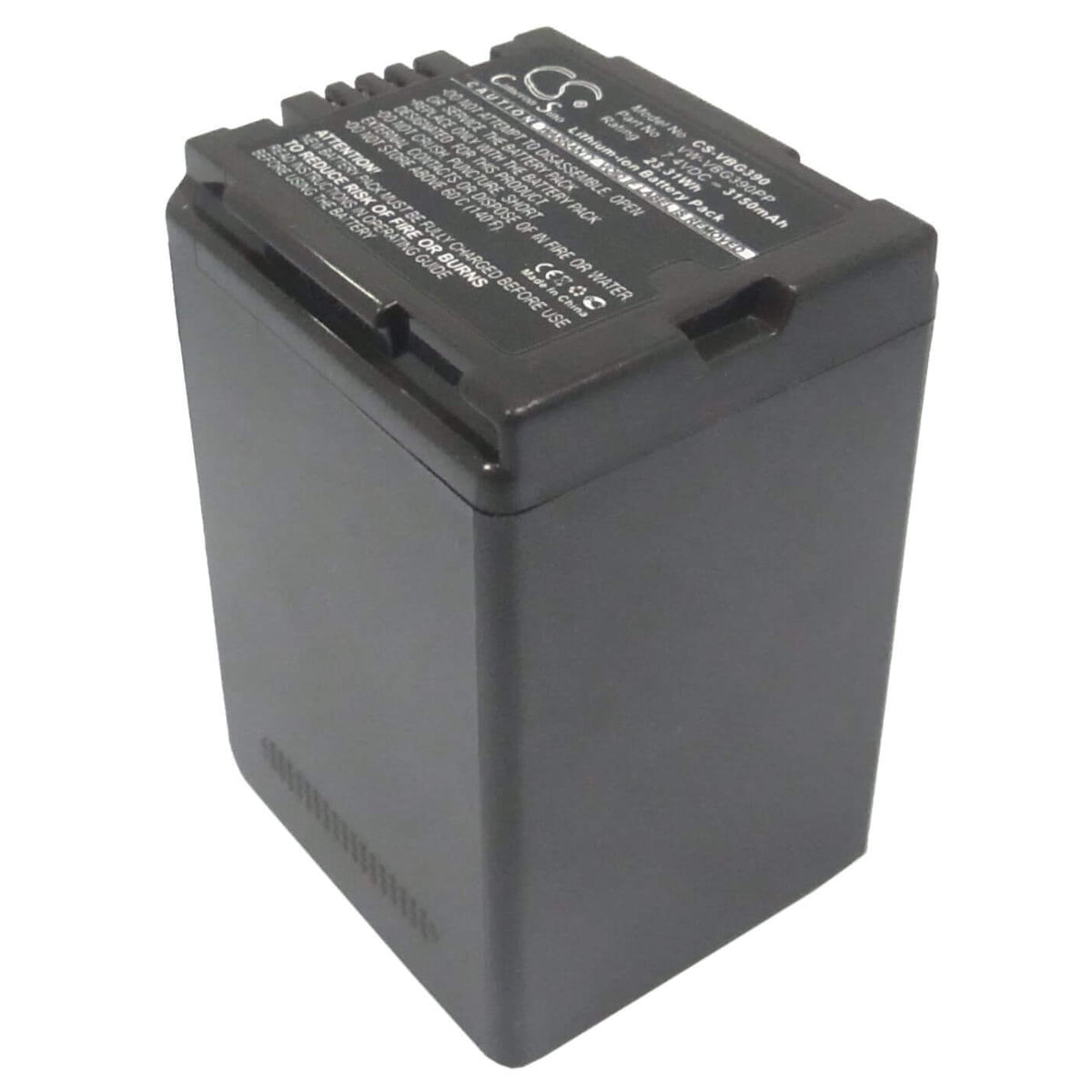 3150mAh, Panasonic, Vw-vbg390, Ag-hmc150, Ag-hmc40 Replacement Battery ...