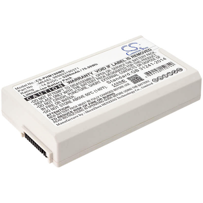 5200mAh, Philips, 989503190371, Defibrillator Dfm100, Defibrillator Dfm ...