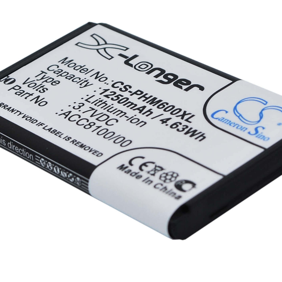 1250mAh, Philips, 8403 810 00011, Dpm6000, Dpm7000 Recorder Replacement ...