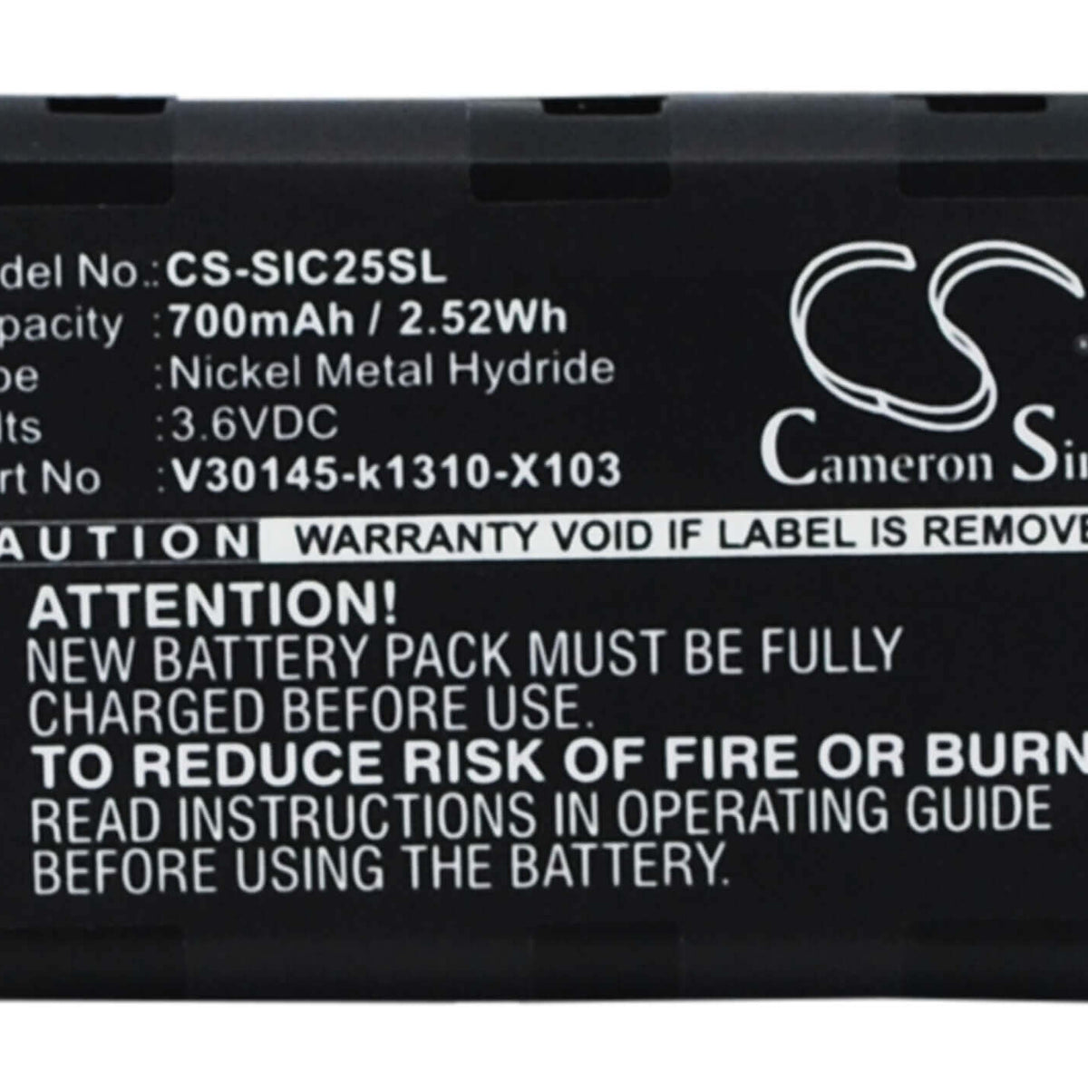 Siemens C25, C2588, C25e replacement SmartPhone battery ...