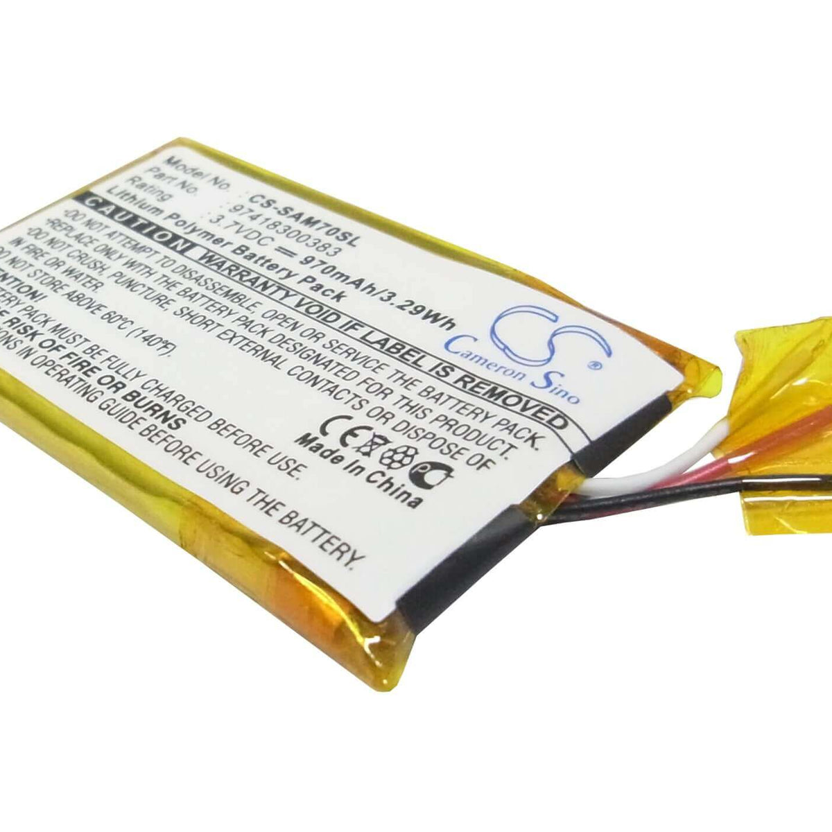 970mAh, Sony, 97418300383, Mx-m70, Mx-m75 Media Player Replacement ...
