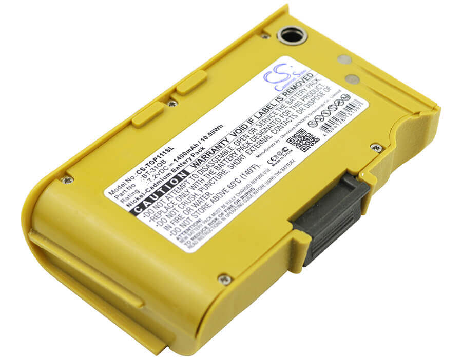 1400mAh, Topcon, Bt-31q, 101C, 111c Equipment Replacement Battery ...