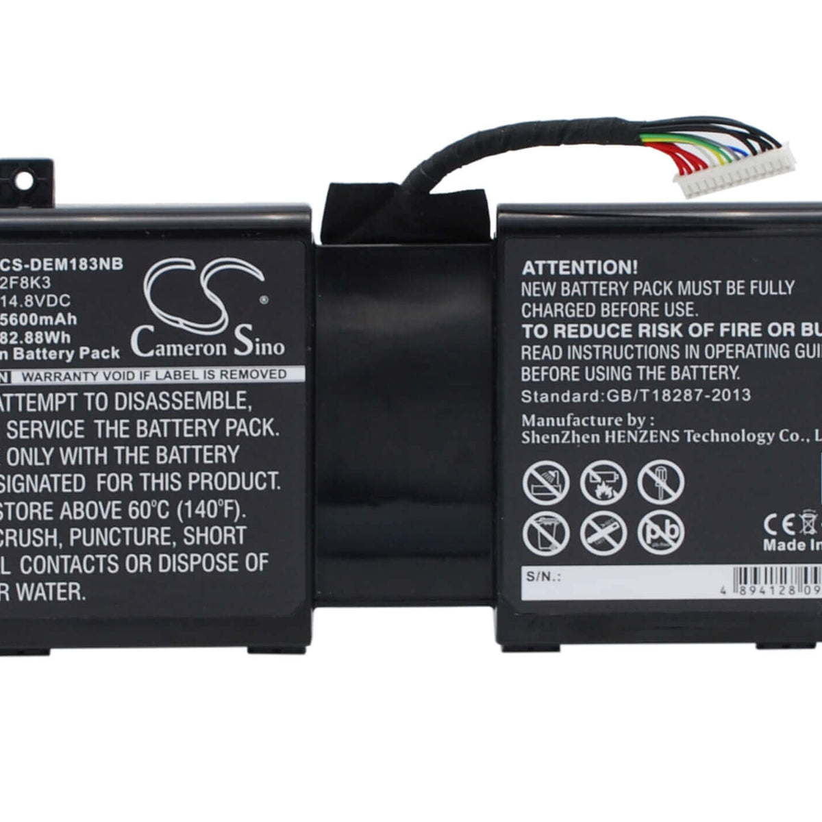 5600mAh, Dell, 02f8k3, Alienware 1, Alienware 17 Notebook Replacement ...