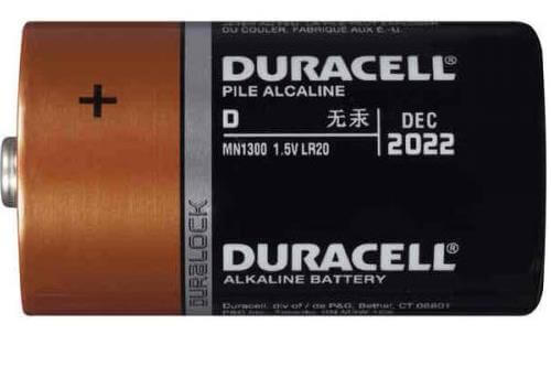 Duracell D Coppertop Alkaline Batteries model MN1300 - Non Rechargeable ...