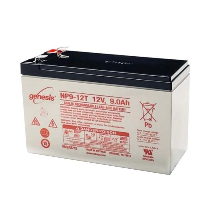 Flame Retardant Case Enersys Genesis NP9-12TFR Battery ...