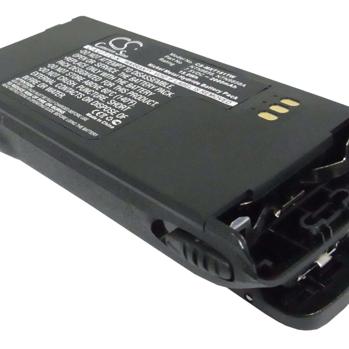 2000mAh, Motorola, Hnn9815, Mt1500, Nt1500 Two-Way Radio Replacement ...