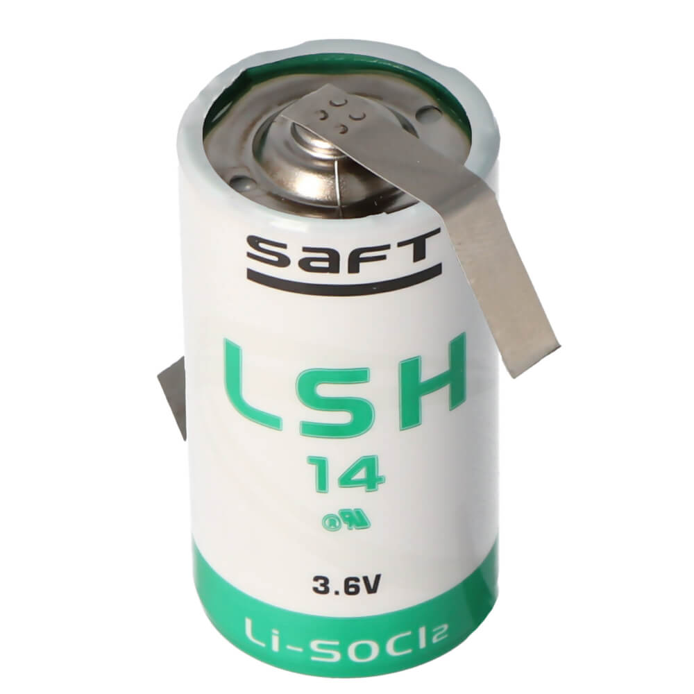 Opposite-Tabbed Saft LSH14 3.6V C-Size Battery 5800mAh ...