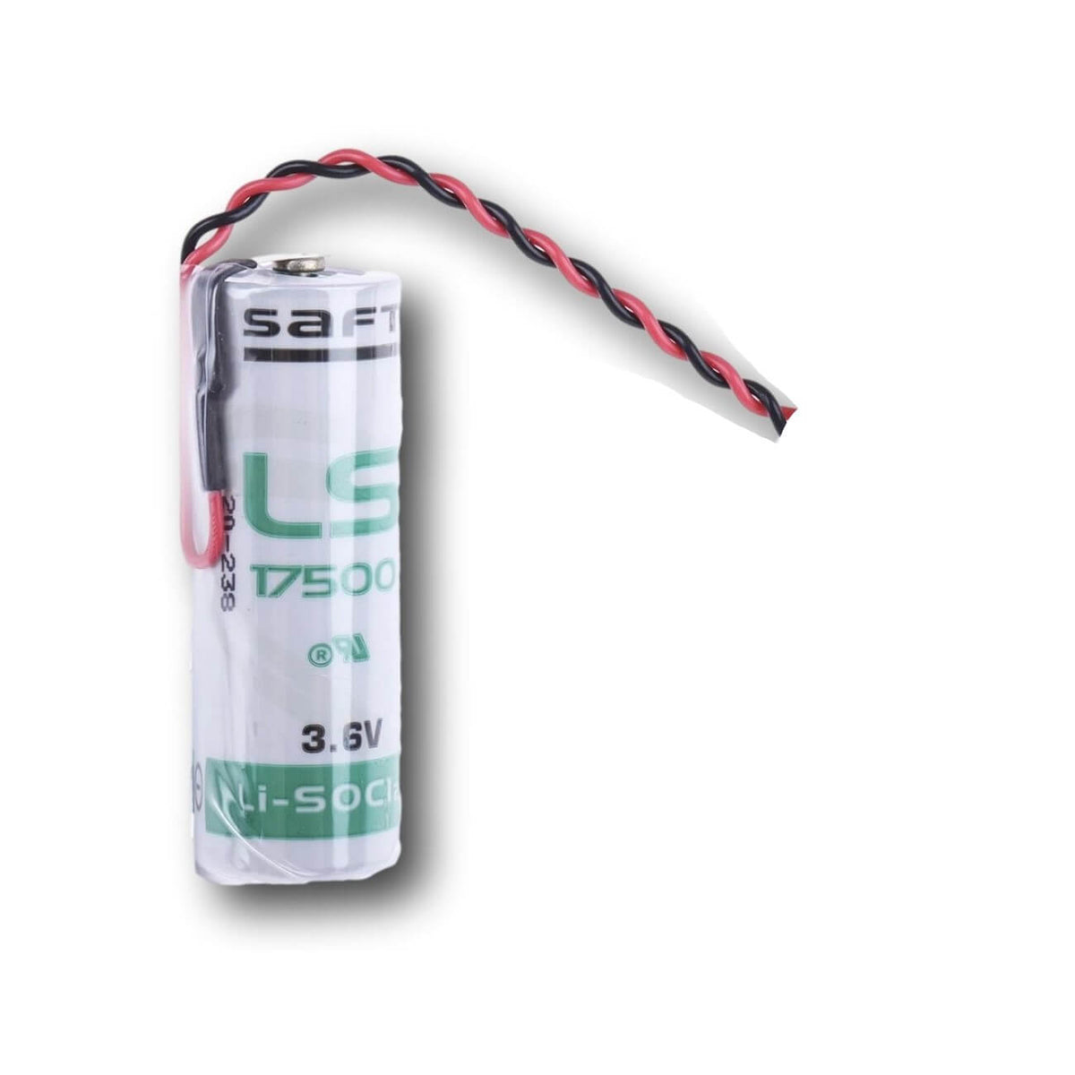 Saft LS17500 A-Size 3.6V 3600mAh Battery with 3" Fly Leads ...