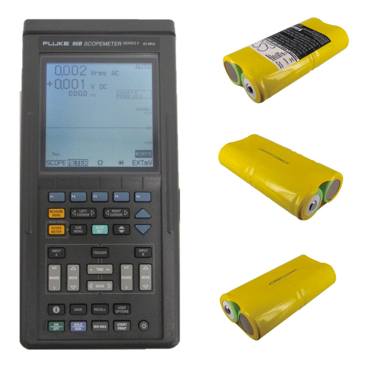 Fluke Scopemeter 91, Scopemeter 92, Scopemeter 93 replacement battery ...